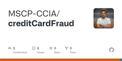 Github Mscp Cciacreditcardfraud