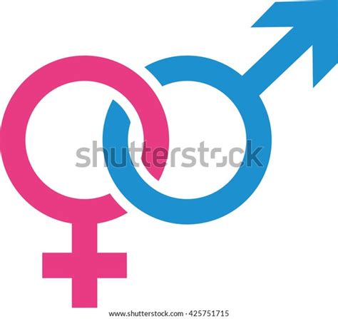 Sex Gender Icon Woman Man Stock Vector Royalty Free 425751715