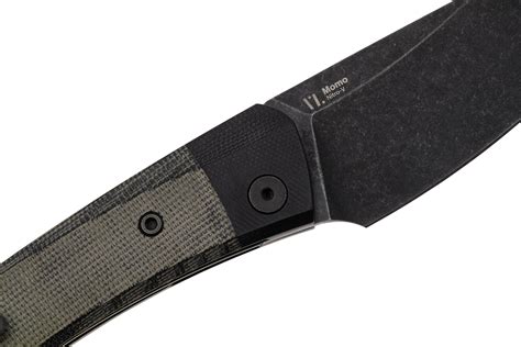 Kizer Vanguard Momo V4663a1 Blackwashed Nitro V Black G10 And Grey Micarta Taschenmesser