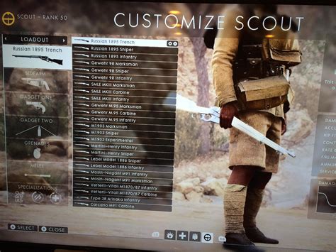 Finally Unlocked All The Weapons For The Scout Class Rbattlefieldone