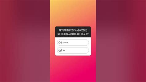 Java Hashcode Object Interview Mcq Interviewpreparation