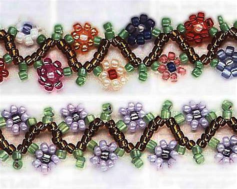 Free Seed Bead Patterns Beautiful Beaded Flower Ring Tutorial Seed