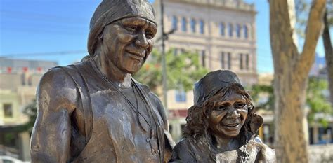 A New Public Statue Of Archie Roach And Ruby Hunter