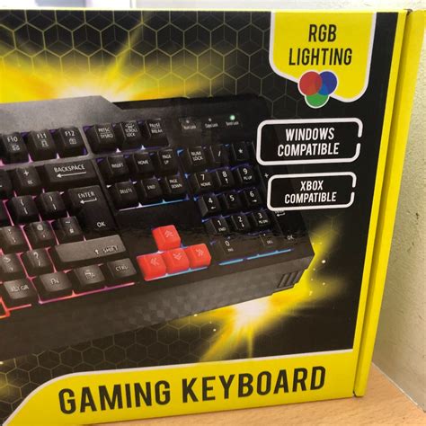 Pre Owned Overdrive Gaming Python RGB Gaming Keyboard Overdrive Gaming Python RGB Keyboard