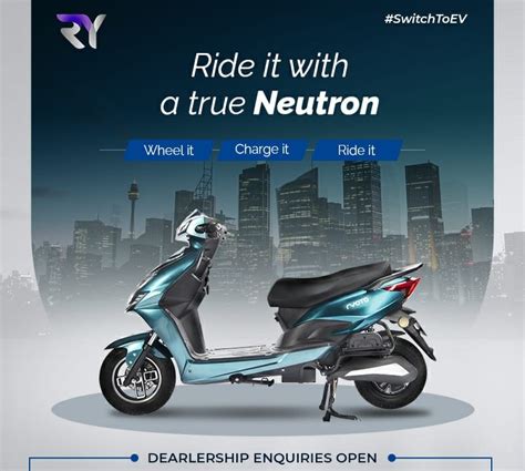Ryoto Neutron Grey Electric Scooty At ₹ 62999 Electric Scooter In