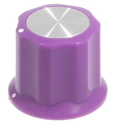 Synth Knob Synthie 4 Violet Synthie 4 Plastic Metal Knobs