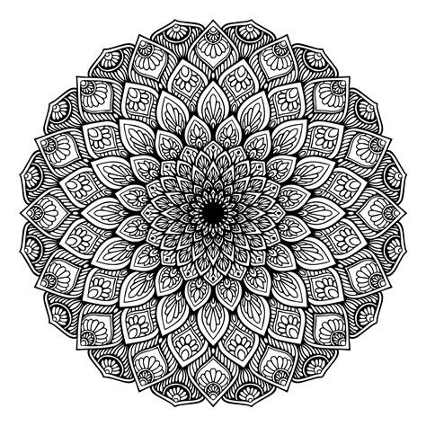 Mejores Dibujos De Mandalas Para Imprimir Y Colorear 50