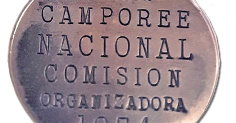 Museo Virtual Scouts Venezuela Pin Camporee Nacional 1954 Comisión Organizadora