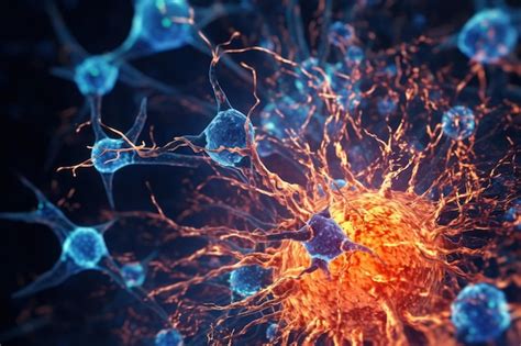 Premium Photo Neural Network Complexity An Abstract Fusion Of Biology Generative Ai Illustration