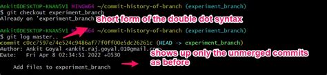 Commit Historie Für Einen Branch Mit Git Log With Range Anzeigen Delft Stack