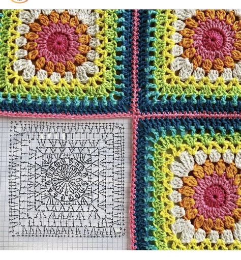 Combine Granny Squares Crochet Join Pattern Combining Granny Squares