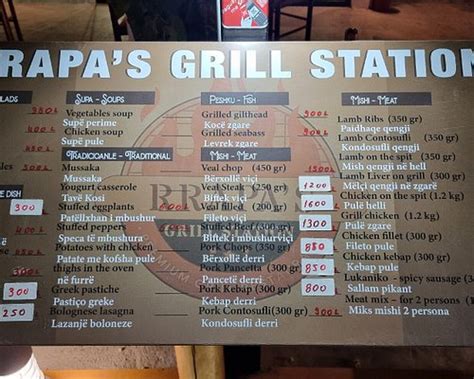Rrapas Grill Station Ksamil Restaurant Reviews Photos And Phone