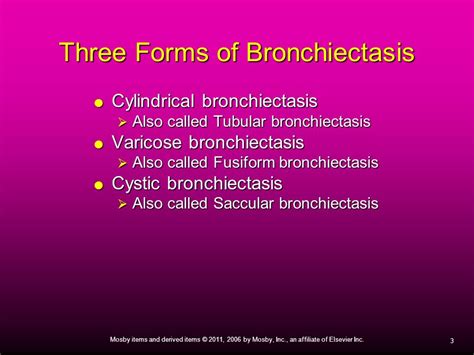 Types Of Bronchiectasis