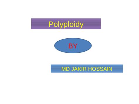 Pdf Polyploidy
