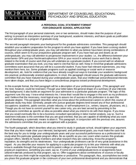 Free 9 Sample Goal Statement Templates In Ms Word Pdf