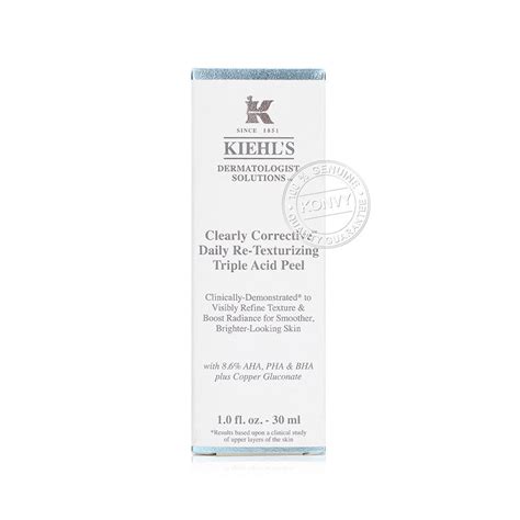 Kiehls Clearly Corrective Daily Re Texturizing Triple Acid Peel 30ml