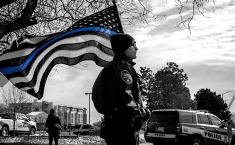 Thin Line Police Flag Embroidered 3x5 Outdoor Heavy Duty