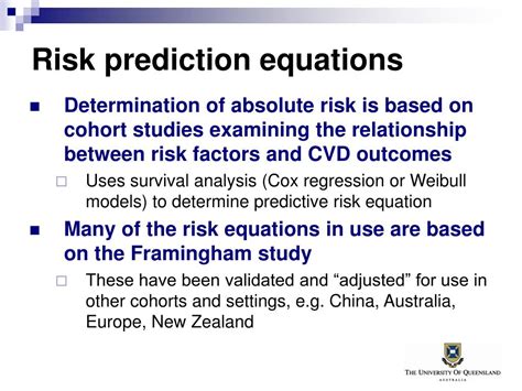 Ppt Predicting Risk Of Cardiovascular Disease And The Cost