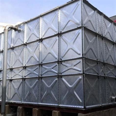 Galvanize Steel Water Tank Bulk Storage System Galvanized Steel Water