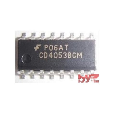 Cd4053bcm Multiplexer Analog Soic 16 4053 Cd4053 Hcf4053 Hef4053 Smd