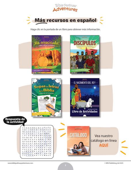 Sopa De Letras De María Y Marta