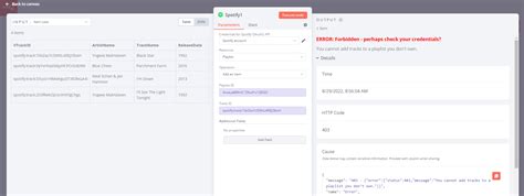 Problems Using Spotify Node Questions N8n Community