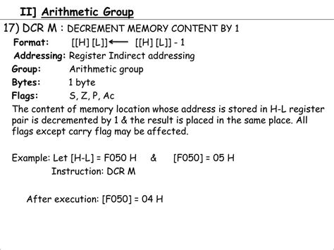 Ppt Instruction Set Of Microprocessor 8085 Powerpoint Presentation