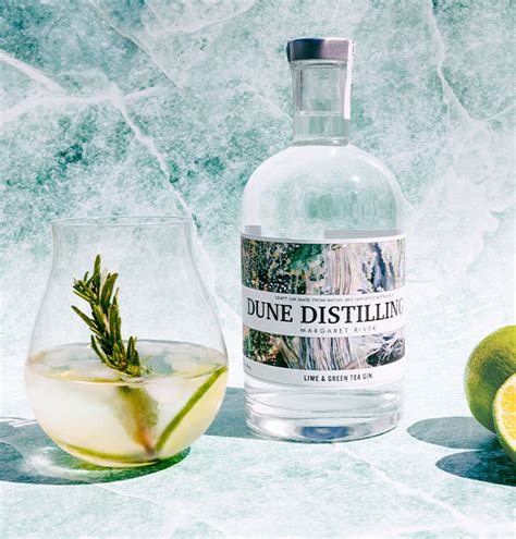 Dune Distilling Co Lime And Green Tea Gin Garden Street Gin Club