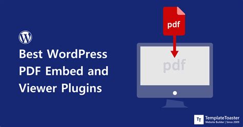 Best PDF Plugins For WordPress Embed Edit And Manage PDFs TemplateToaster Blog