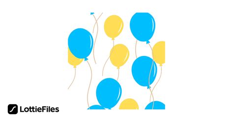 Free Birthday Flying Balloon Animation By Muhammad Shoaib Lottiefiles