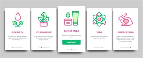 Organic Cosmetics Vector Onboarding 17350987 Vector Art At Vecteezy