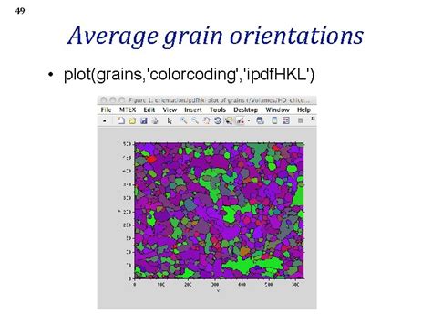 texture analysis with mtex inside matlab for 27