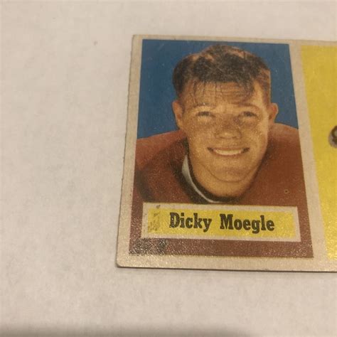 1957 Topps 116 Dicky Moegle For Sale Online Ebay