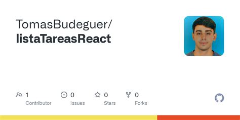 GitHub TomasBudeguer ListaTareasReact
