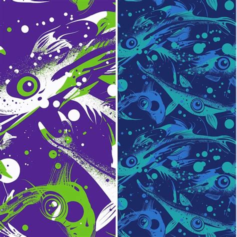 Premium Psd Viperfish With Intense Light Spots Bold Design And