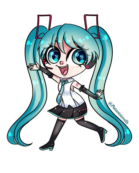Hatsune Miku Chibi By Patootsierolls On Deviantart