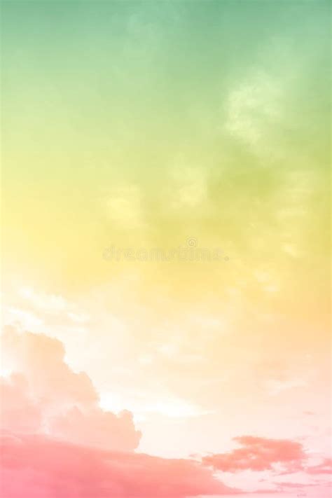 Soft Cloudy Is Gradient Pastel Stock Image Image Of Sunset Abstract