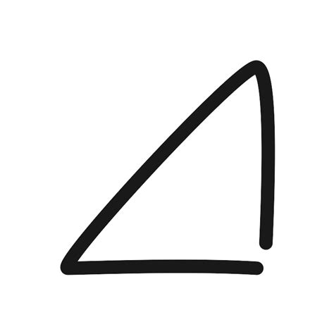 Right Angled Triangle Outlined Svg Vectors And Icons Svg Repo