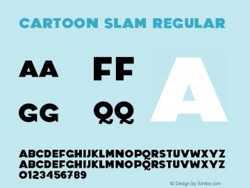 Cartoon Slam Font Download Fonts