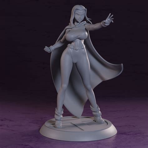 Teen Titans Raven 3d Model 3d Printable Cgtrader