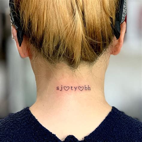 아이들 이니셜을 새기고 가신 젊은 엄마 레터링타투 Jota Tattoo 평택타투