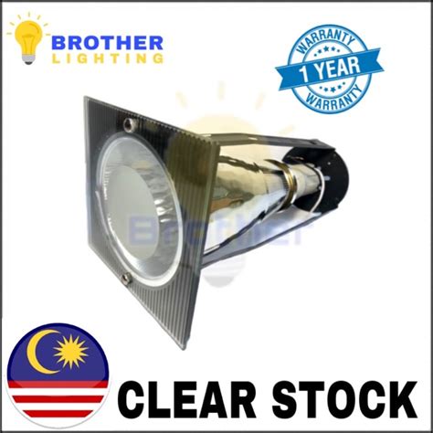 Classic Black Downlight Celling Light Square Striped Pattern Shopee