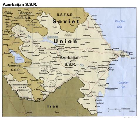 Azerbaijan Maps Perry Castañeda Map Collection Ut Library Online