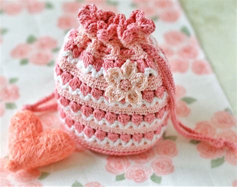 Mini Drawstring Bag Crochet Pattern At Anthony James Blog