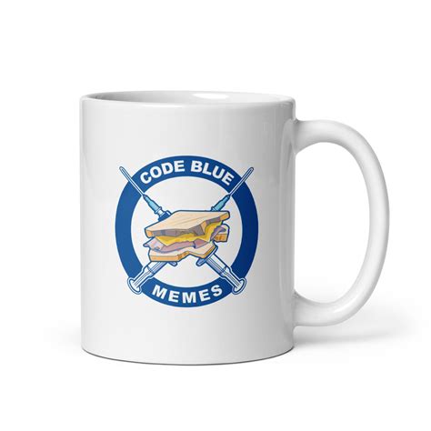Classic Code Blue Memes Mug