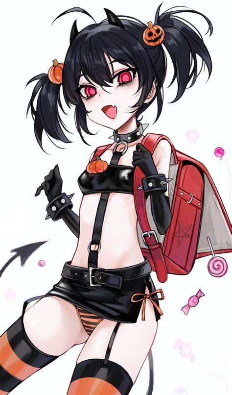 Ompf Original Commentary English Commentary Highres 1girl Ahoge Backpack Bag Bags Under