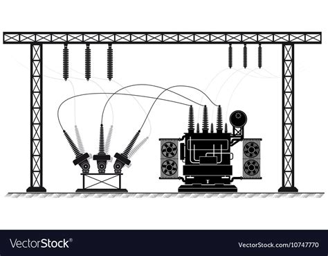 Transmission Substation Vector