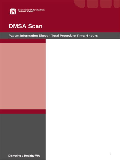 Dmsa Scan Overview And Side Effects Doc Template Pdffiller