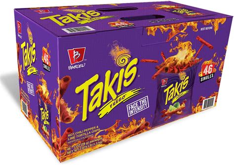 Takis Fuego Rolled Spicy Tortilla Chips Hot Chili Pepper