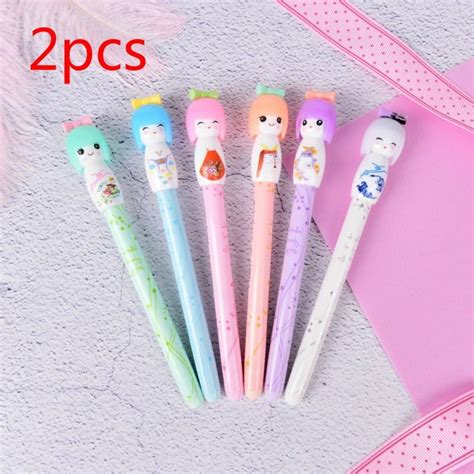 Buy 2pcs Kawaii Lovely Japanese Doll Girl Design Office School Writing